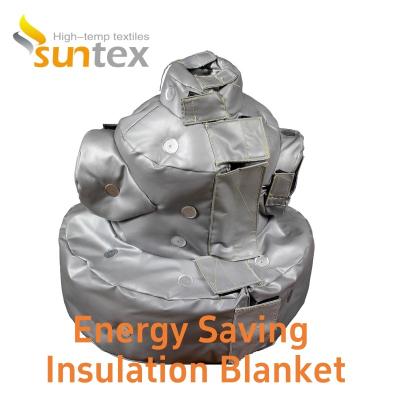 China Custom Removable Thermal Insulation Covers - High Temperature Resistant Industrial Heat Insulation Blankets for Pipes, Valves, Machinery for sale