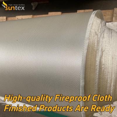 China 550C Temperature Resistance Fiberglass Heat Resistant Fabric with 1920 g/sqm Weight for Thermal Insulation for sale