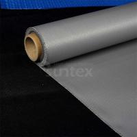 China 32oz Red Silicone Rubber Coated Fiberglass Cloth For Welding Blanket Fireproofing Textiles for sale