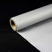 China 32oz Red Silicone Rubber Coated Fiberglass Cloth For Welding Blanket Fireproofing Textiles for sale