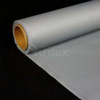 China 32oz Red Silicone Rubber Coated Fiberglass Cloth For Welding Blanket Fireproofing Textiles for sale