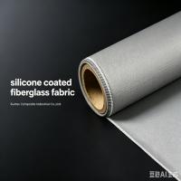 China silicone coated fiberglass fabric for removable thermal insulation jackets for sale