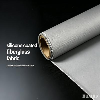 China Silicone Fiberglass Fabric Used In Heat Insulation for sale