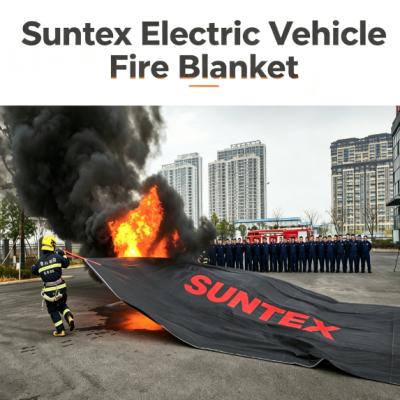 China Suntex Electric Vehicle Fire Blanket Contain Lithium Battery Fires for sale