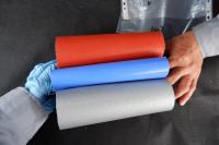 China 0.44mm Thick 510 g/sqm Silicone Coated Fiberglass Fabric with One Side Silicone Coating for Thermal Insulation for sale