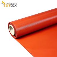 China High Strength Silicone Coated Fiberglass Fabric For Fabric Expansion Joint for sale