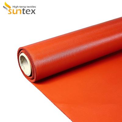 China High Strength Silicone Coated Fiberglass Fabric For Fabric Expansion Joint for sale