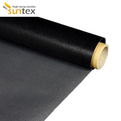 China Twill Weave PTFE Coated Fiberglass Fabric High Temperature Resistant for sale