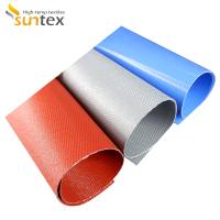 China Thermal Insulation Fireproof Silicone Coated Fiberglass Cloth Roll for sale
