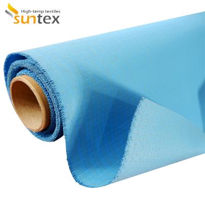 China High Strength High Temperature Resistant Fireproof Anti-tear Silicone Coated Fiberglass Fabric for Industrial Applications for sale
