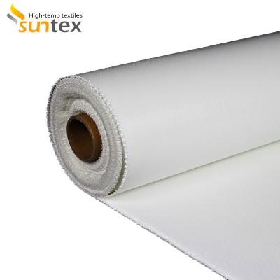 China Industrial Fire Blanket Material: White Silicone Coated Fiberglass Cloth (Fire Blanket Rolls) for sale