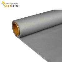 China Heat-proof silicone treated fiberglass fabric with superb temperature tolerance for sale