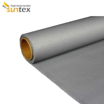 China Heat-proof silicone treated fiberglass fabric with superb temperature tolerance for sale