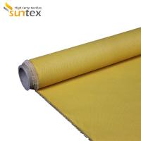 China Emergency Fire Blanket Made of Yellow Silicone Coated Fiberglass Cloth for sale