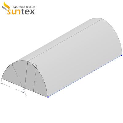 China Weather Haven Hangar Cover Fire Resistant Waterproof Fiberglass Fabric Tent Insulation Material for sale
