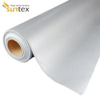 China Heat Shield & Fire Retardant Fabric: 32 Oz Grey Silicone-Coated Glass Fiber for sale