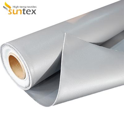 China Silicone Coated Fiberglass Fabric For Welding Blanket And Curtains for sale