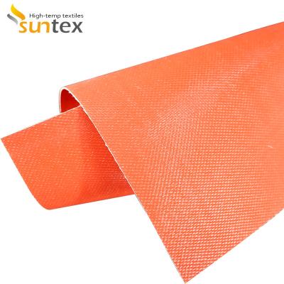 China Grey Color Double Sided Silicone Coated Fiberglass Fabric with High Tear Strength for Fireproof Applications for sale