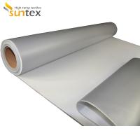 China Fire Resistant Silicone Rubber Coated Fiberglass Cloth for sale