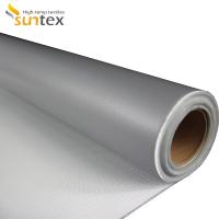 China Fire Resistant Silicone Rubber Coated Fiberglass Cloth for sale