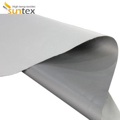 China Fireproof High Temperature Resistant Anti-tear Silicone Coated Aramid Cloth for Industrial Applications for sale
