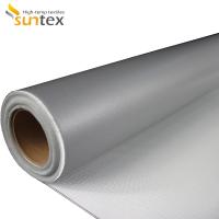 China Fire Resistant Silicone Rubber Coated Fiberglass Cloth for sale