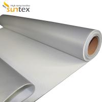 China Fire Resistant Silicone Rubber Coated Fiberglass Cloth for sale