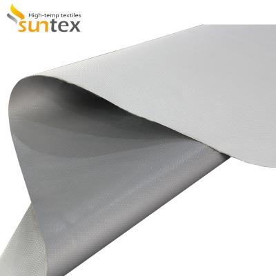 China Fire Resistant Silicone Rubber Coated Fiberglass Cloth for sale