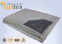 China Silicone Coated Fiberglass Fabric For fire protection flame retardation welding blankets  welding curtains for sale