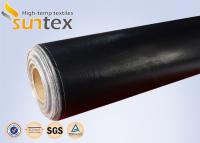 China Black Anti-static PTFE Coated Fiberglass Fabric for Dust Lagging for sale