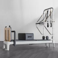 China Semi Elevated Pilates Core White Bed Customized Aluminum Alloy Fitness Shaping Multifunctional Bed for sale