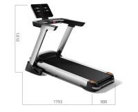 China Silent Aerobic Equipment Electric Commercial Treadmills Custom Folding Treadmills for sale
