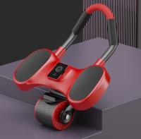 China Healthy Abdominal Wheel Abdominal Muscle Trainer Two Wheel Elbow Support Roller Fitness Device Automatic Rebound for sale