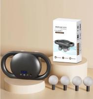 China Four Head Fascia Gun Fully Automatic Rechargeable Fascia Gun Full Body Muscle Massager for sale