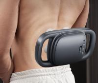 China Professional Level Fascia Gun Wireless High Frequency Four Head Fascia Gun Automatic Full Body Massage for sale
