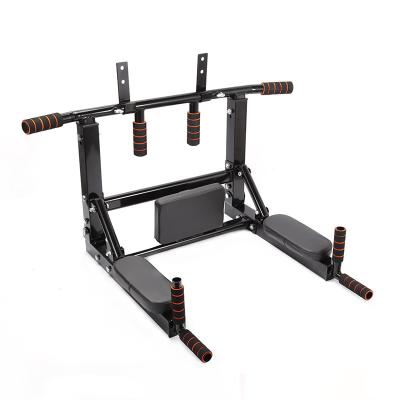 China Household Indoor Horizontal Bar Convenient Horizontal Bar Wall Punched Pull Up Horizontal Bar for sale