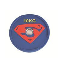 China Superman Competitive Barbell Pieces , Combination Barbell Pieces Gym PU Coated Barbell Pieces for sale