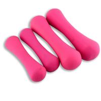China Bone Shaped Impregnated Dumbbells Women'S Rubber Covered Dumbbells Athlete Fitness Equipment for sale