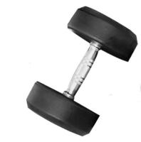 China Cast Iron Coated Round Head Dumbbells Men'S And Women'S Fitness Dumbbells Commercial Dumbbells For Gyms for sale