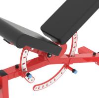 China Adjustable Negative Angle Stool Dumbbell Stool Abdominal Muscle Board Trainer Sit Up Assistive Device for sale