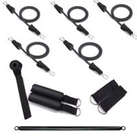 China Yoga Pilates Sticks Tension Ropes Push-Pull Rods Multi Functional Fitness Sticks Training Bars for sale