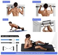 China Doorway Pull Rod Upper Body Fitness Exercise Rod Doorway Grip Strength Trainer Portable Indoor Fitness Coach Home Use for sale