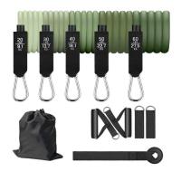 China Multi Functional Training Tension Rope Tension Device Home Fitness Men'S Women'S Breast Expanders 11 Piece Set Tension Rope for sale