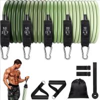 China Multi Functional Training Tension Rope Tension Device Home Fitness Men'S Women'S Breast Expanders 11 Piece Set Tension Rope for sale