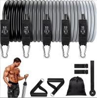 China Multi Functional Training Tension Rope Tension Device Home Fitness Men'S Women'S Breast Expanders 11 Piece Set Tension Rope for sale