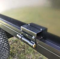 China Steel Structure Lawn Tractor Tiller Trailer Garden Dump Truck Steel ATV Dump Truck Steel ATV Trailer  Heavy Duty Trailer  Garden Trailer  Quick Release Buckle for sale