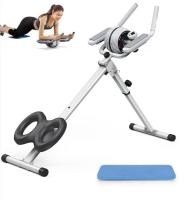 China Height Adjustable AB Abdominal Muscle Trainer Abdominal Full Body Exercise Machine Waist Compression Core Toner Leg Thigh Hip Shaping Device With LCD Display for sale