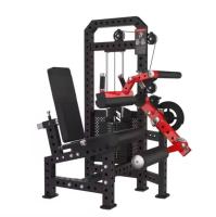 China Adjustable Barbell Gym Commercial Seated Stretching Leg Training Insert For Hard Pull Strength Equipment for sale