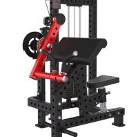 China Arm Muscle Strength Trainer II Triceps Trainer Commercial Adjustable Insertion Weight Equipment for sale