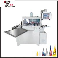 China Aluminum Foil Paper Ice Cream Cone Sleeve Machine (DYK6-H) High Efficiency for sale